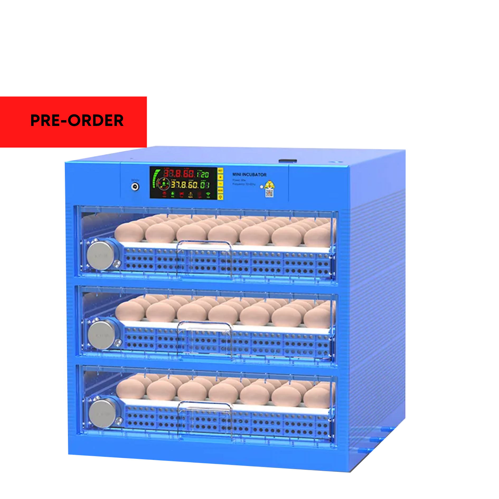 Blue Diamond Range – 300 Egg Automatic Dual Voltage Egg Incubator PRE ...