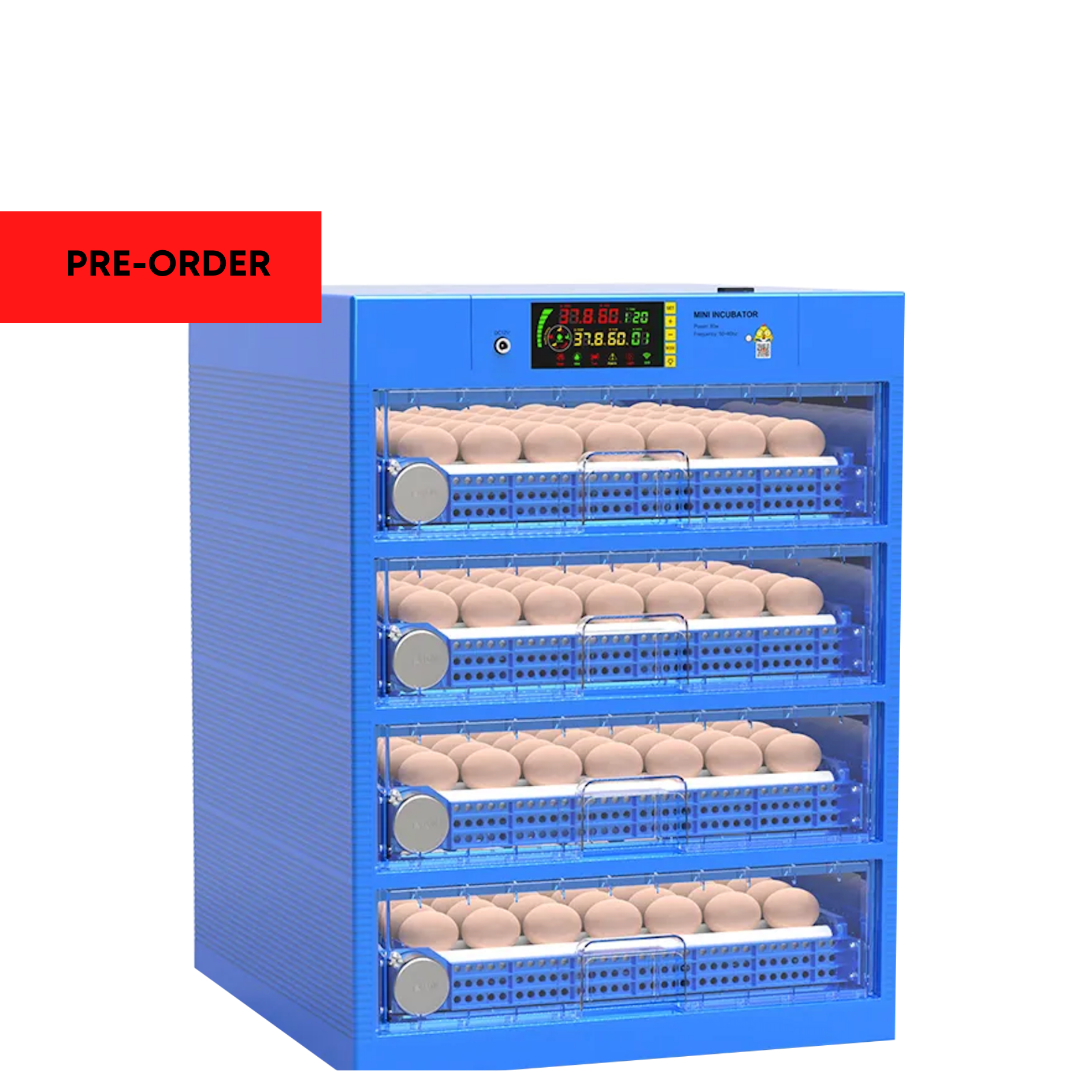 Blue Diamond Range – 400 Egg Automatic Dual Voltage Egg Incubator PRE- | Delta Incubators